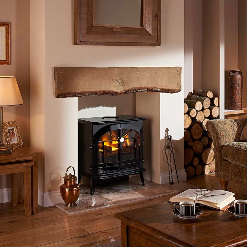 Burgate Opti-myst Electric Stove - Glasswells