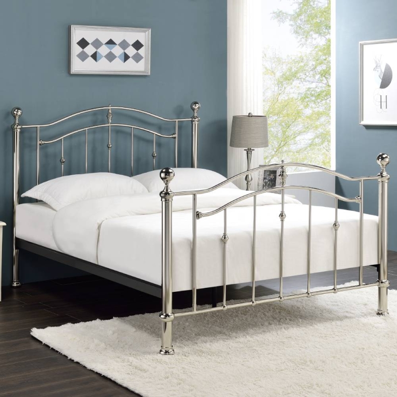 Skyla Ottoman Bed Frame Square Ivory Boucle - Glasswells